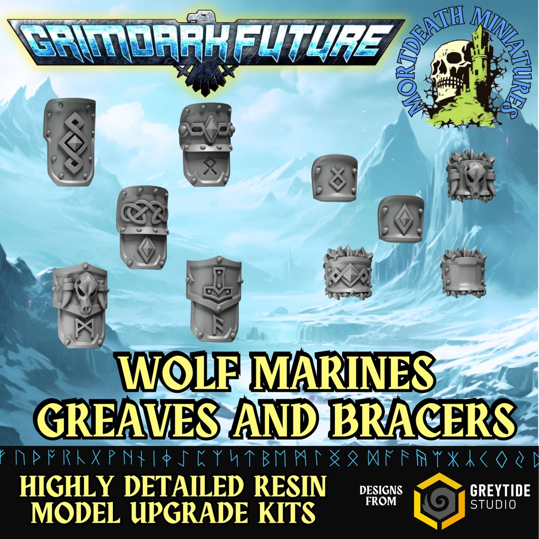 Primal Hounds, 'tacticus' Armour Greaves and Bracers, Wolf Marines ...