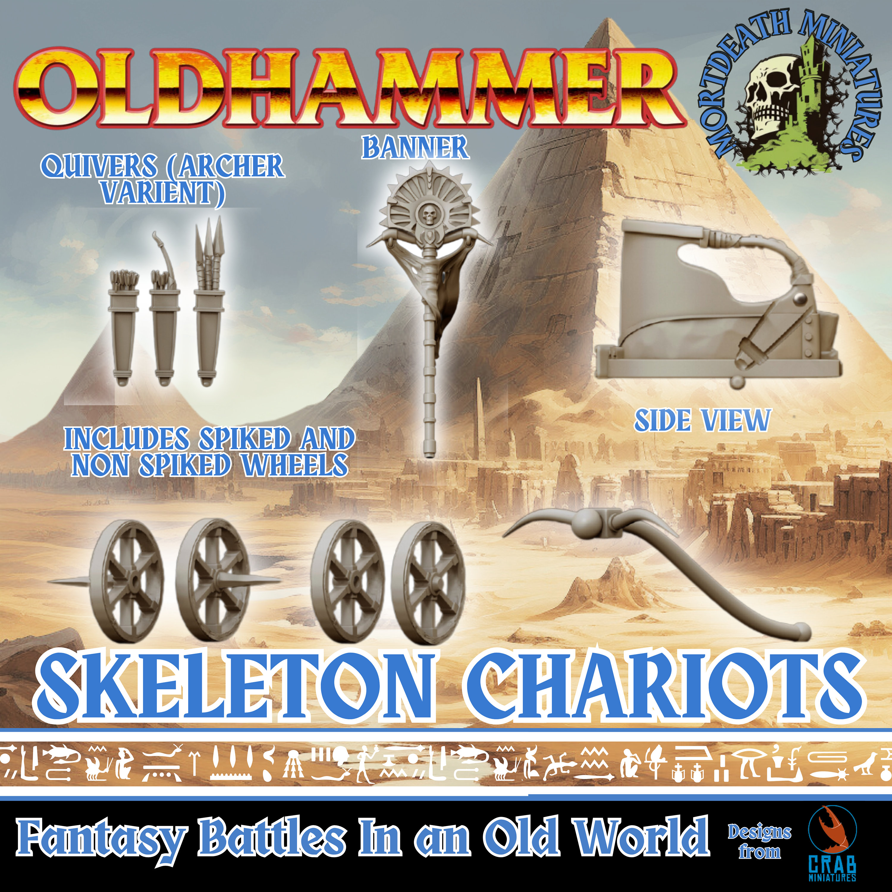 Skeleton Chariots, Tomb Lords, Undead Chariots - Etsy UK