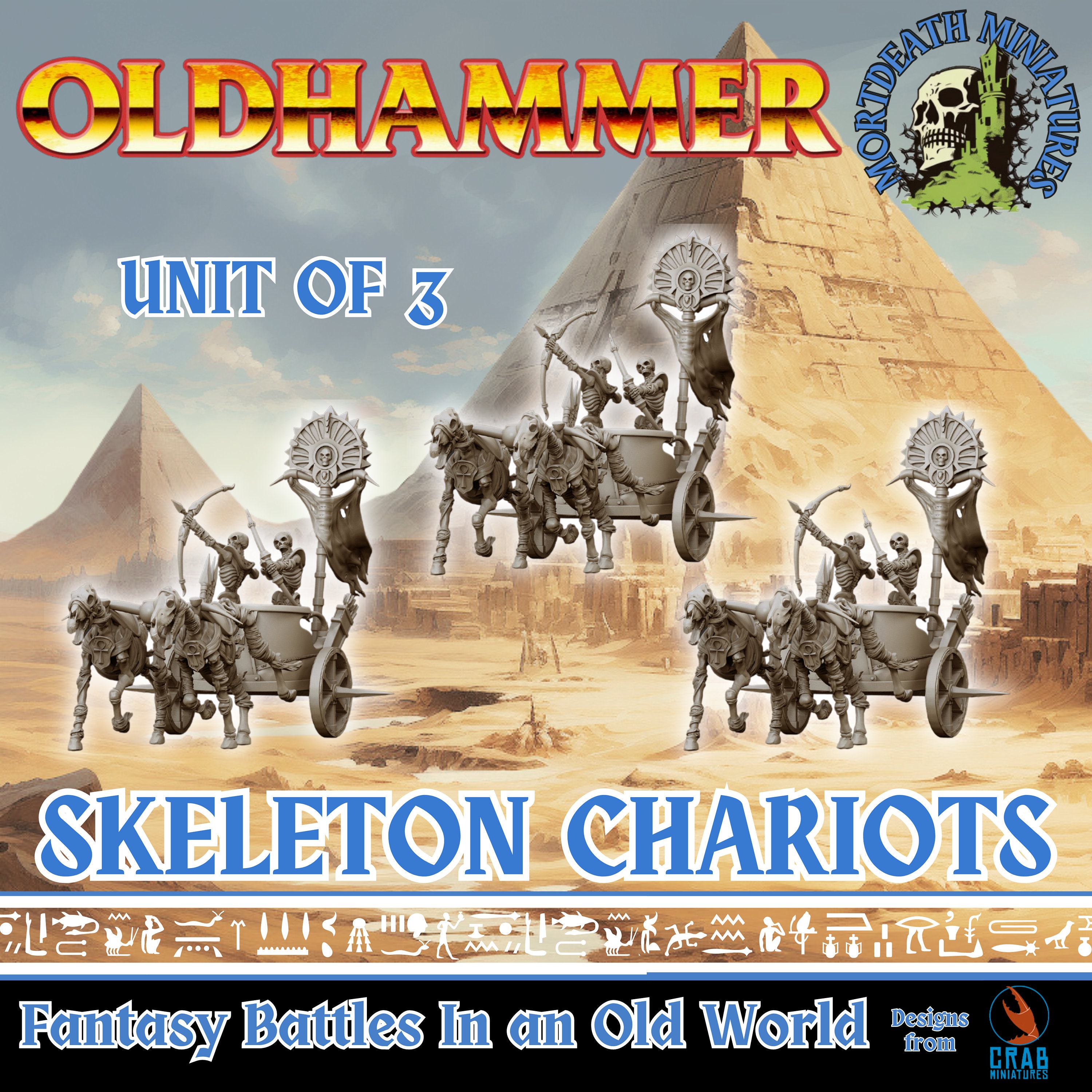 Skeleton Chariots, Tomb Lords, Undead Chariots - Etsy UK