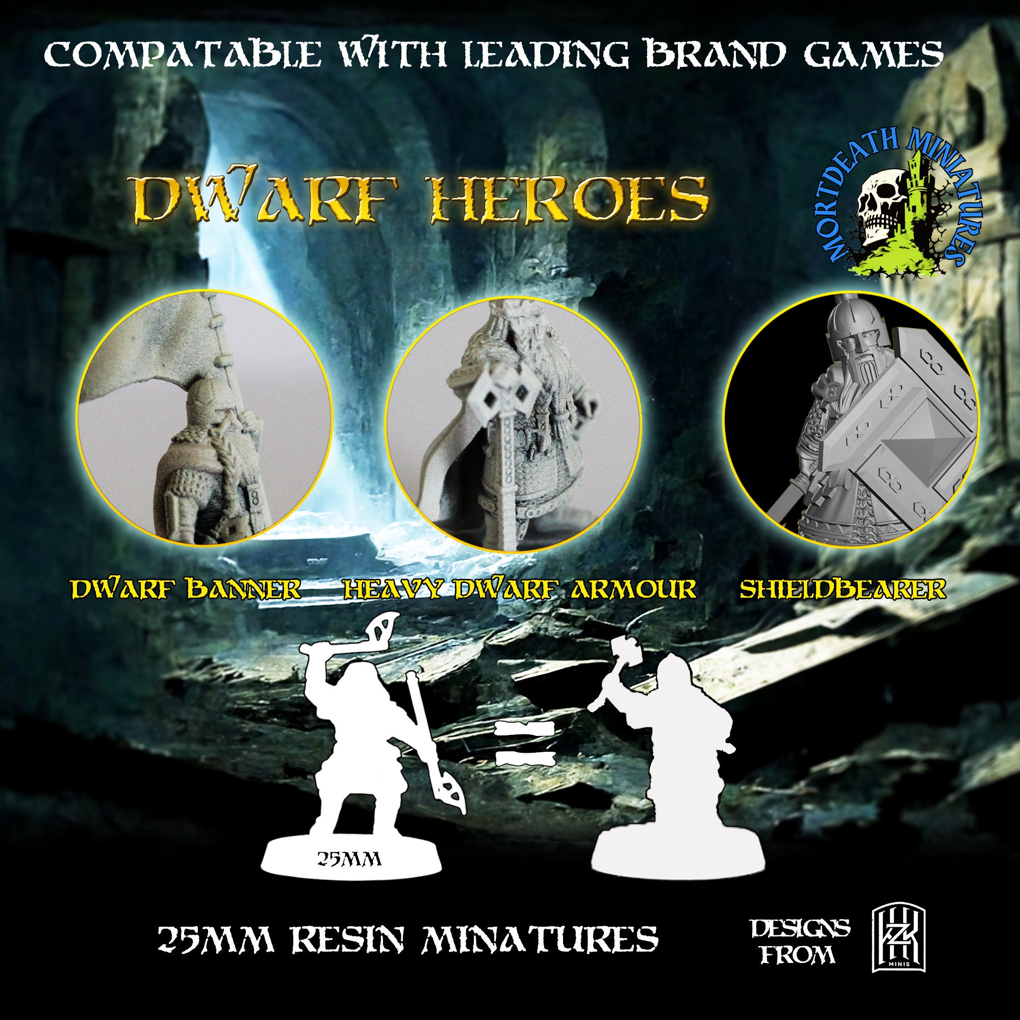 Dwarf Heroes Dwarf King Dwarf Banner Shieldbearer Dwarf Etsy