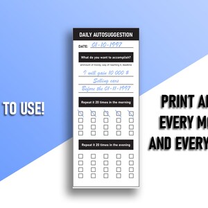 Printable Autosuggestion Reminder - Autosuggestion Printable PDF ...