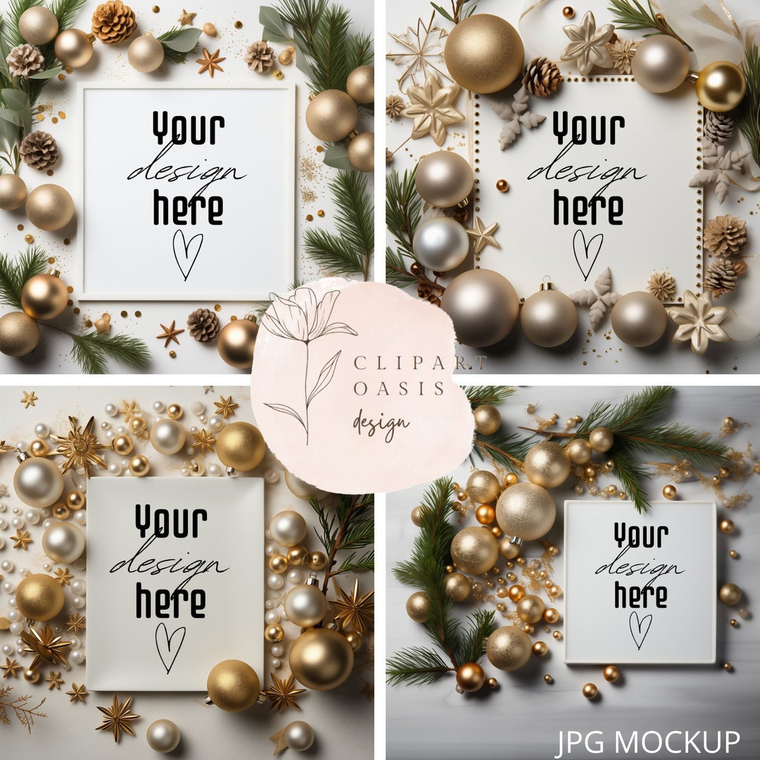 Christmas Card Mockup Bundle Holiday Card Mockups Holiday - Etsy