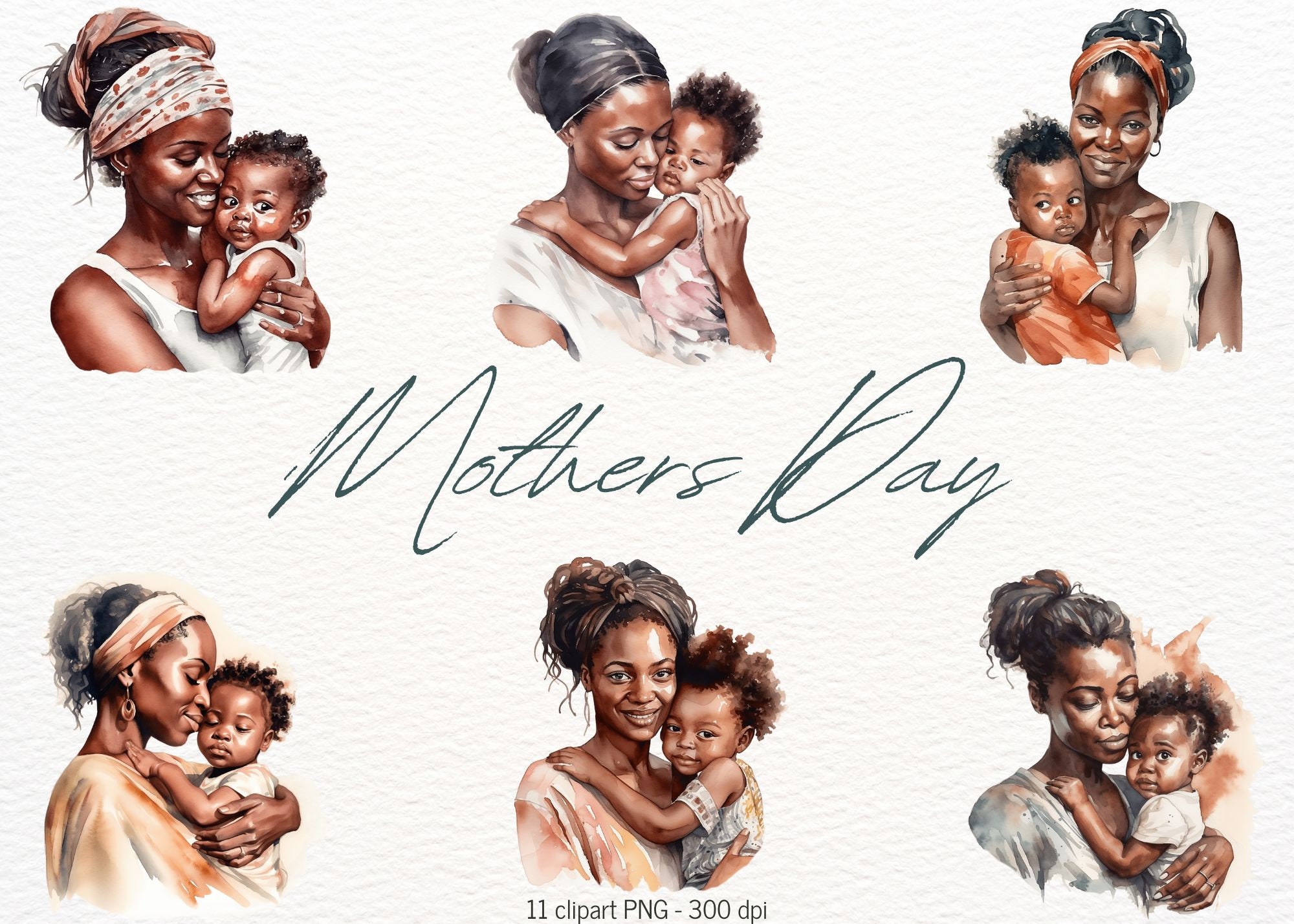 African American Mothers Day Clip Art