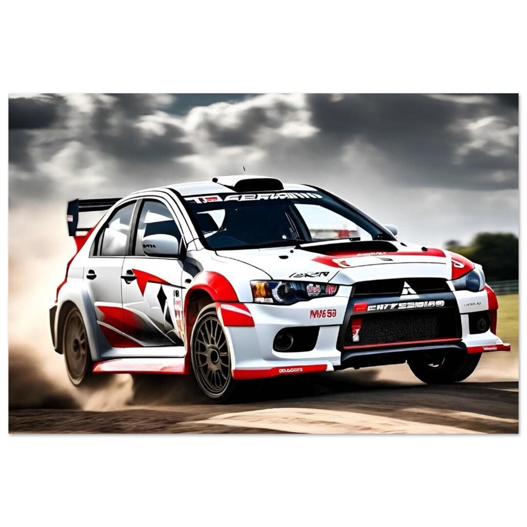Mitsubishi Lancer EVO 3 Custom Art Semi-glossy Paper Poster - Etsy