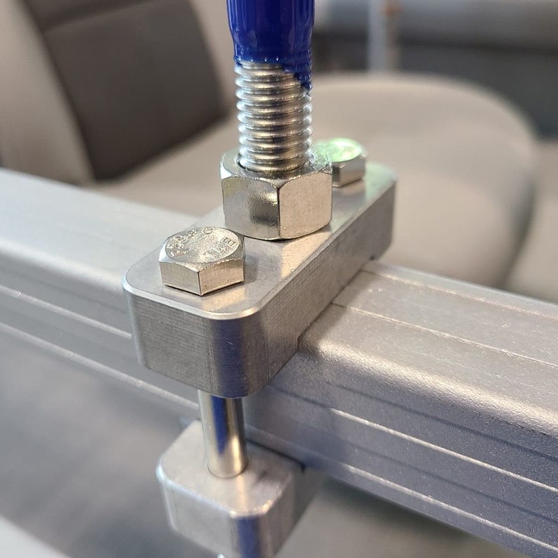 Rod Holder Bases for Pontoon Boats and Square Rails - Etsy