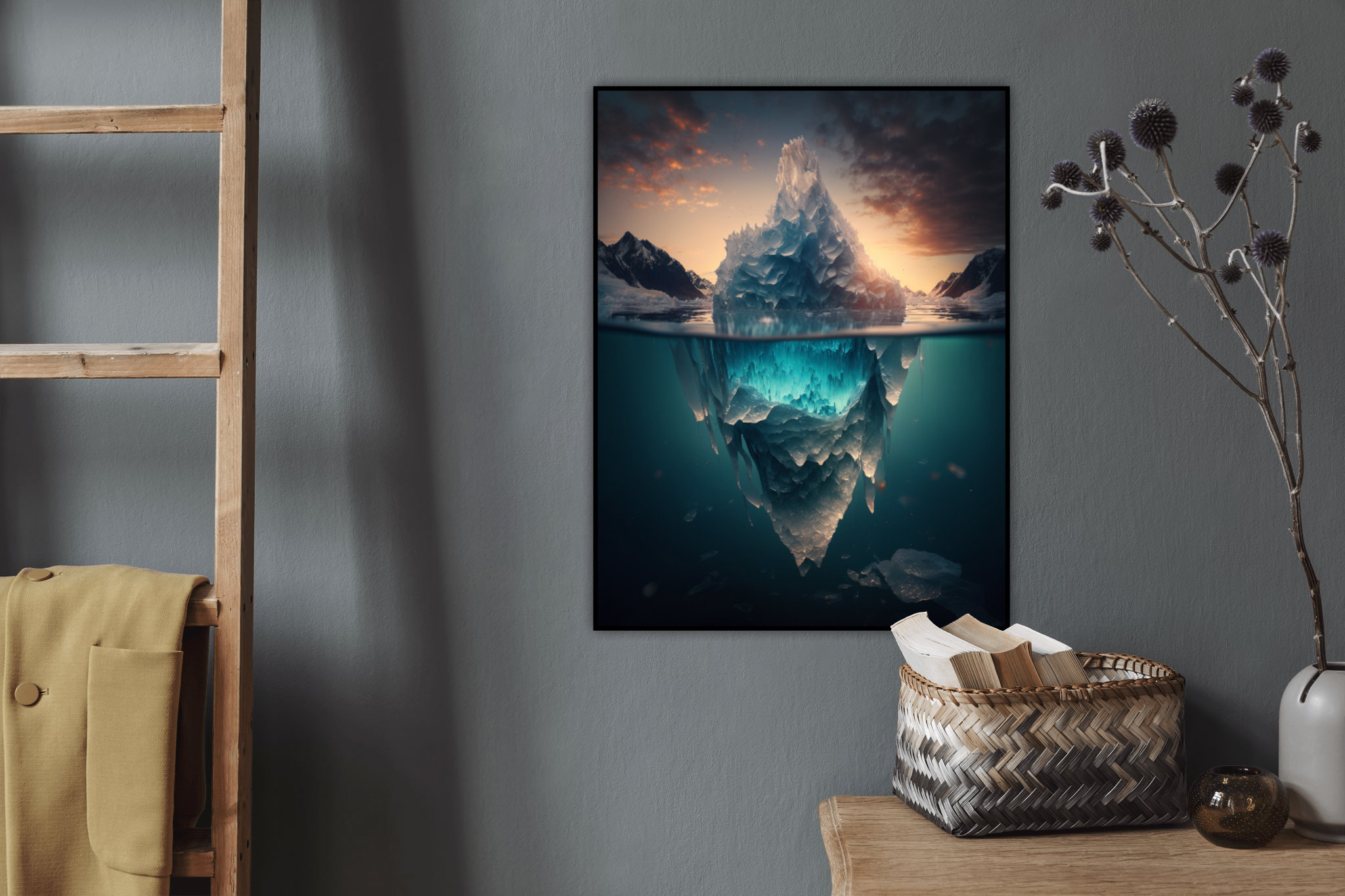 Digital Print - Iceberg - Etsy