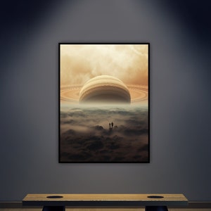 Digital Print - Rings of Saturn - Etsy