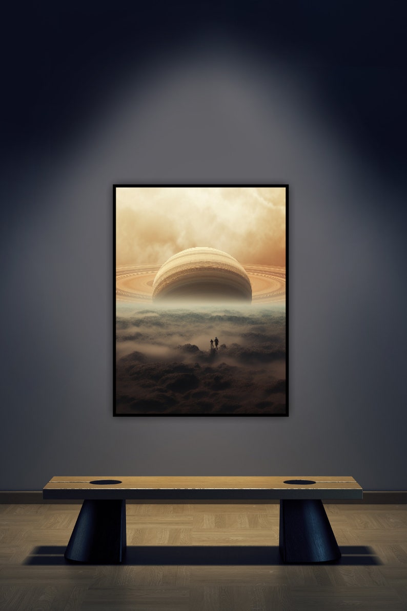 Digital Print - Rings of Saturn - Etsy