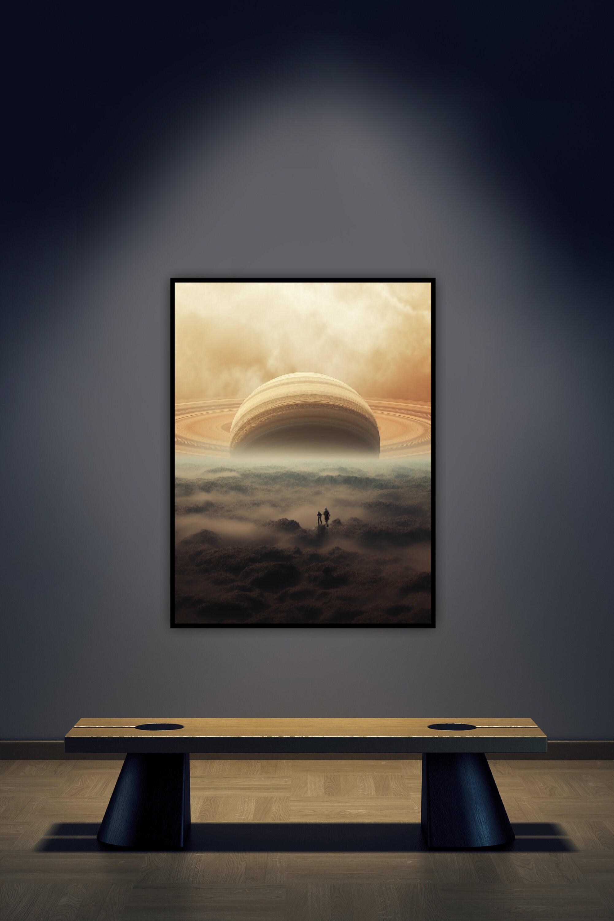 Digital Print - Rings of Saturn - Etsy