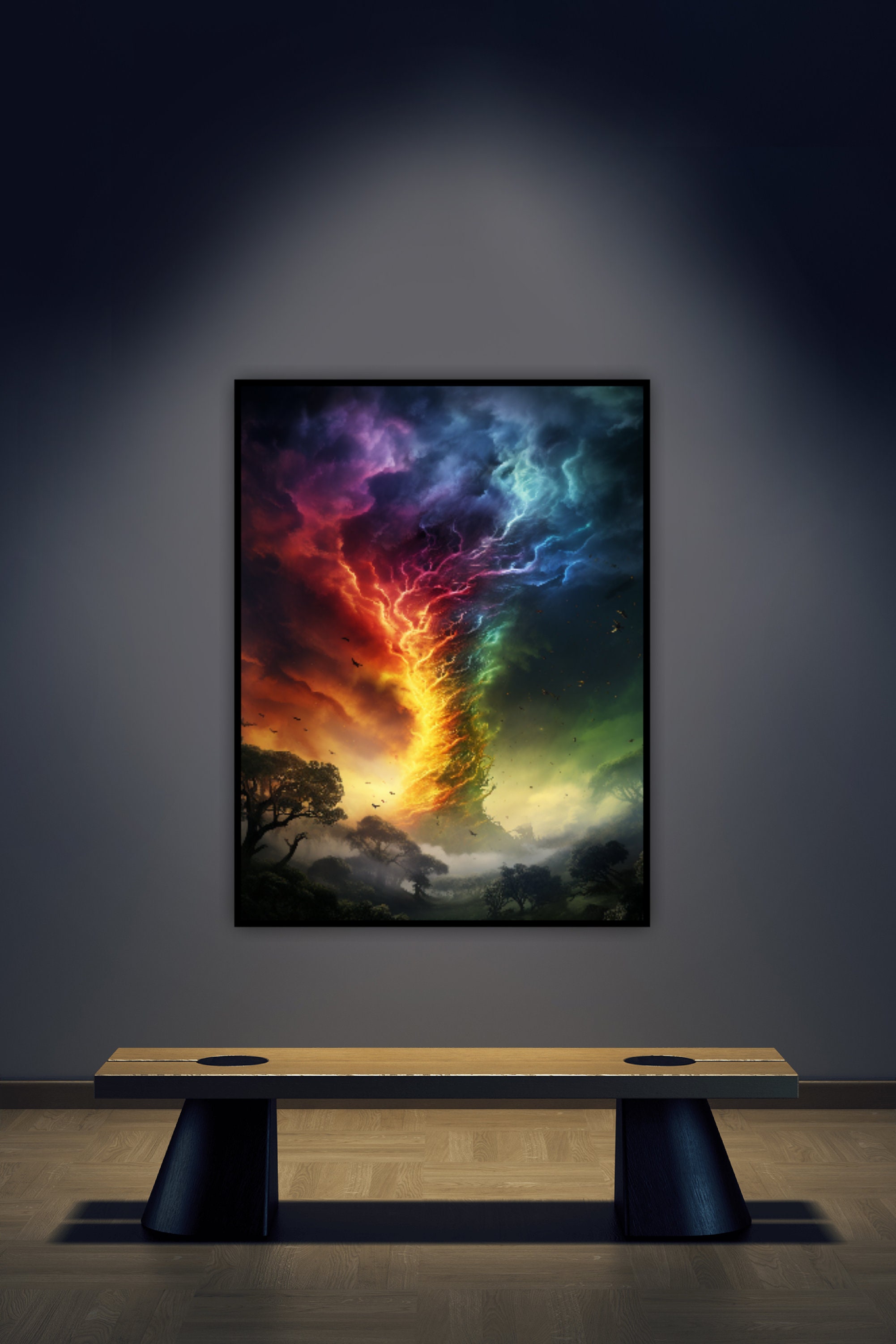 Digital Print - Color Tornado - Etsy
