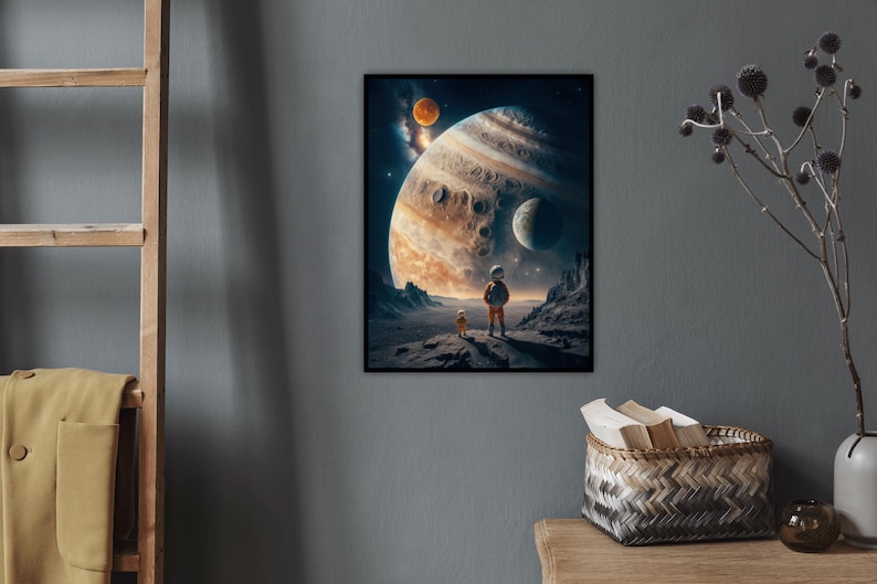 Digital Print - Visiting Jupiter - Etsy