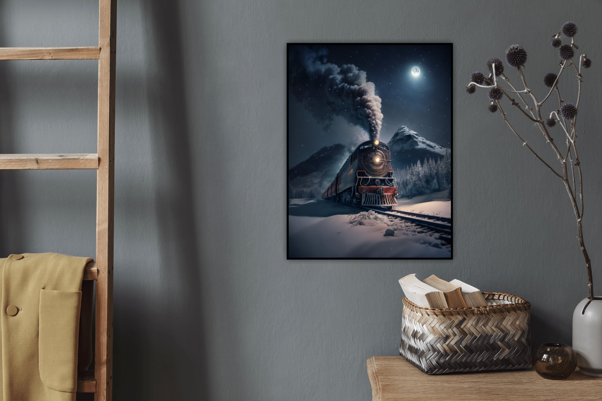 Digital Print - the Christmas Polar Express - Etsy