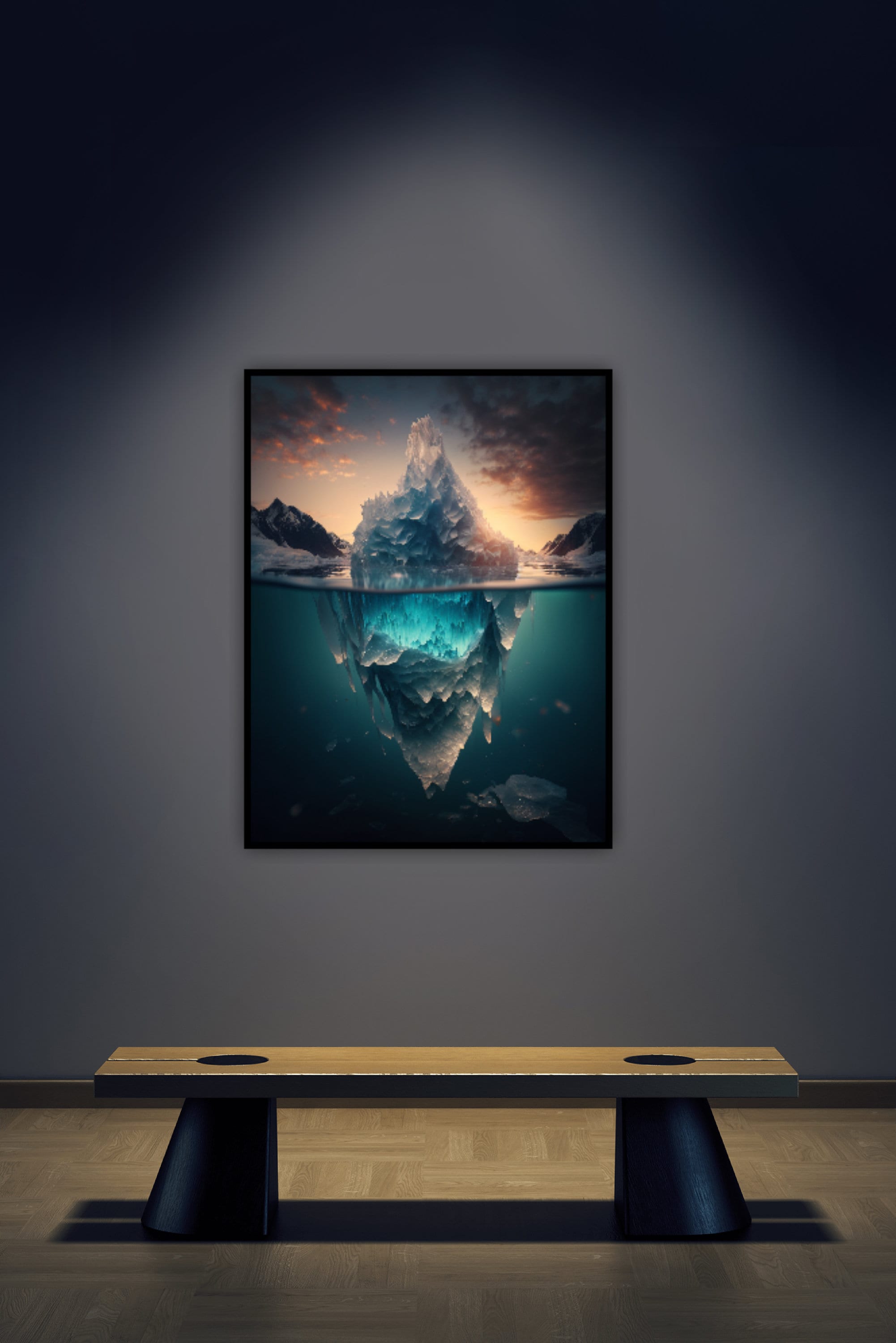 Digital Print - Iceberg - Etsy