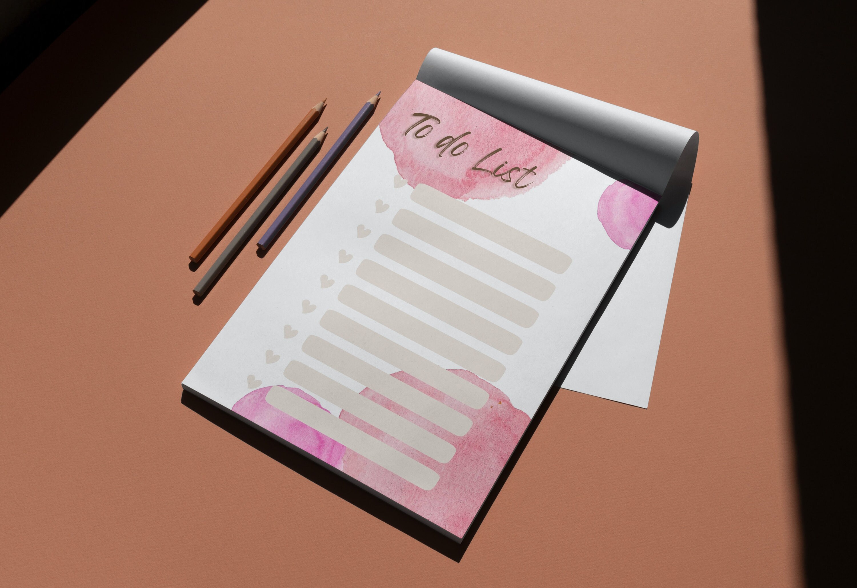 2in1 to Do List Printable, Task List, Simple Template, Simple Task ...