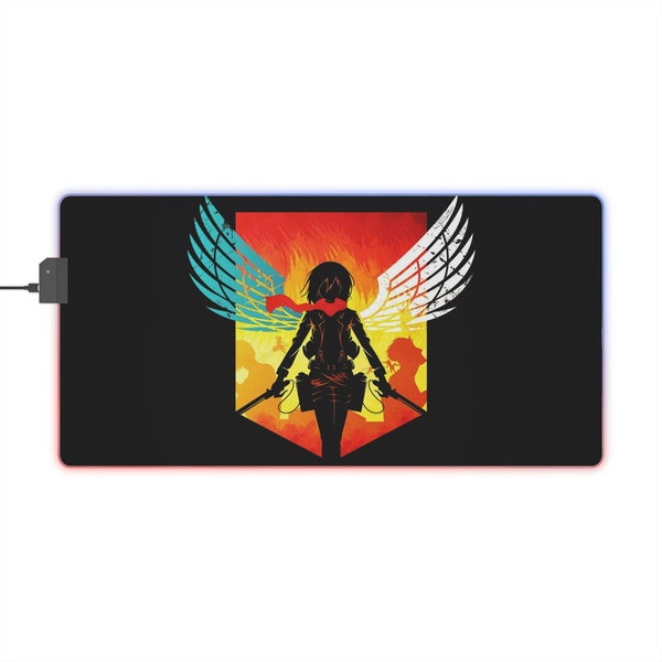 Attack on Titan Mouse Pad - Etsy
