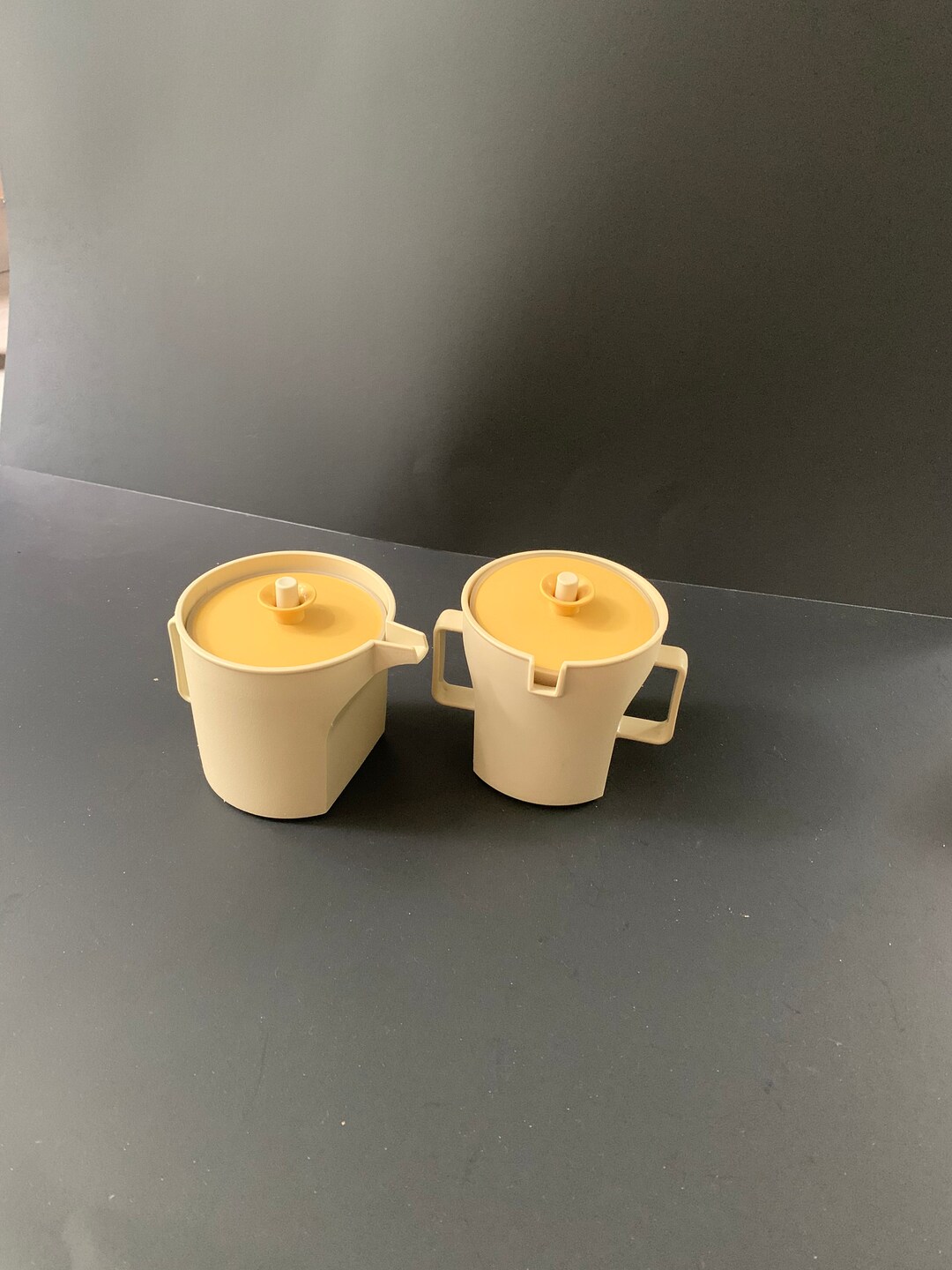 Tupperware Sugar Bowl and Creamer - Etsy