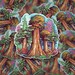 Trippy Tree Vinyl Sticker • Psychedelic Forest Nature Decal ...
