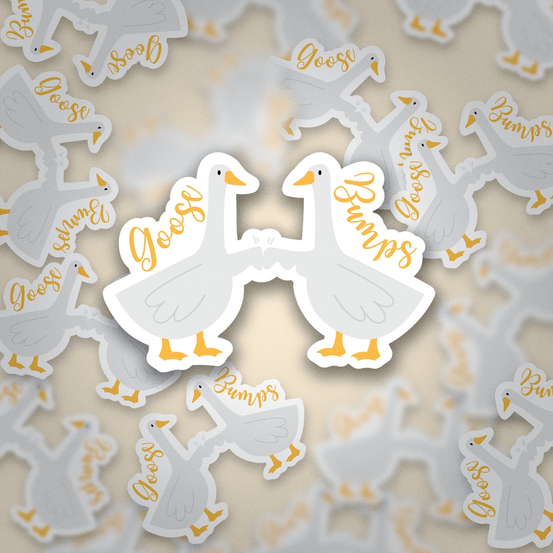 Goosebumps Fist Bump Sticker - Feeling the Chills Together - Etsy