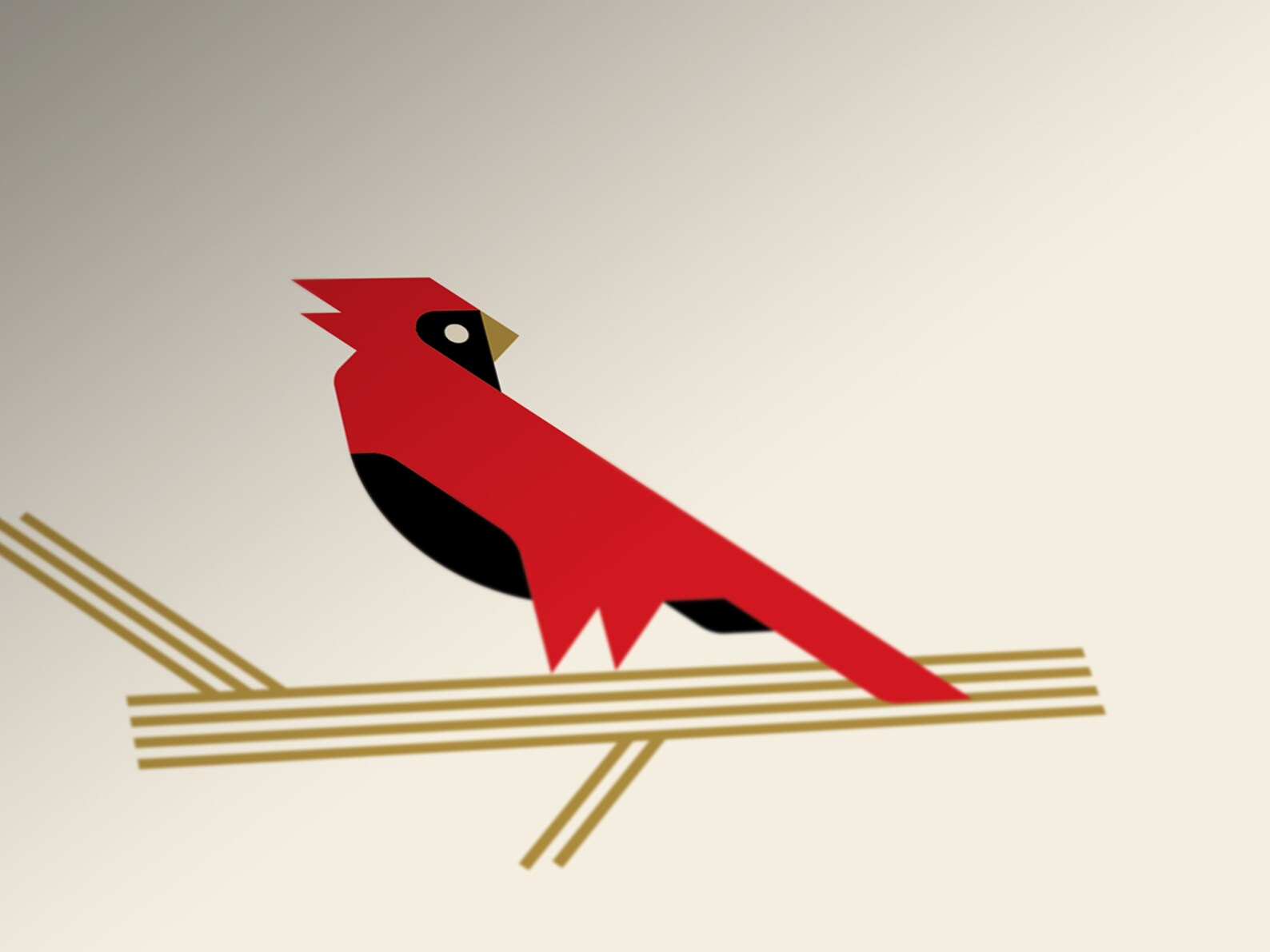 Cardinal Poster / Bird Collection / 8x10 Print / Mid-century Modern ...