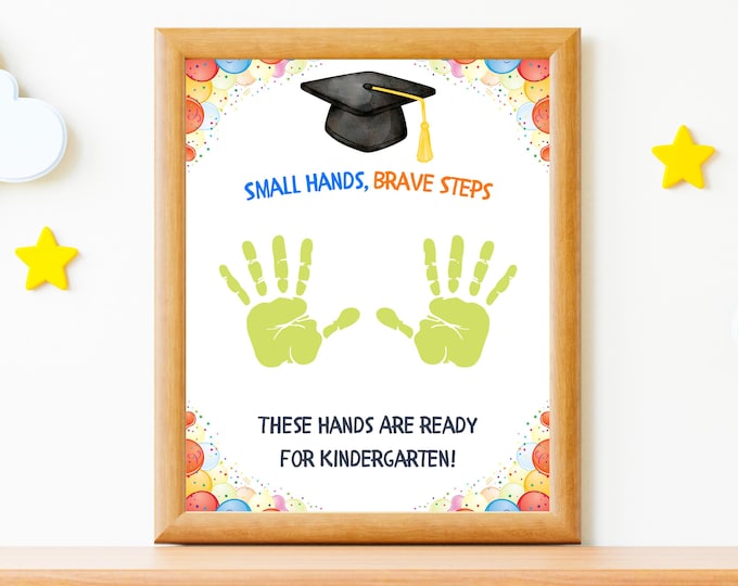 Graduation Handprint Art Craft, Handprint Footprint Preschool ...