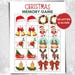 Christmas Memory Matching Game Printable PDF – Fun Holiday Activity for ...
