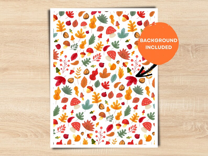 Fall Memory Matching Game Printable PDF – Fun Autumn Thanksgiving ...