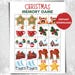 Christmas Memory Matching Game Printable PDF – Fun Holiday Activity for ...