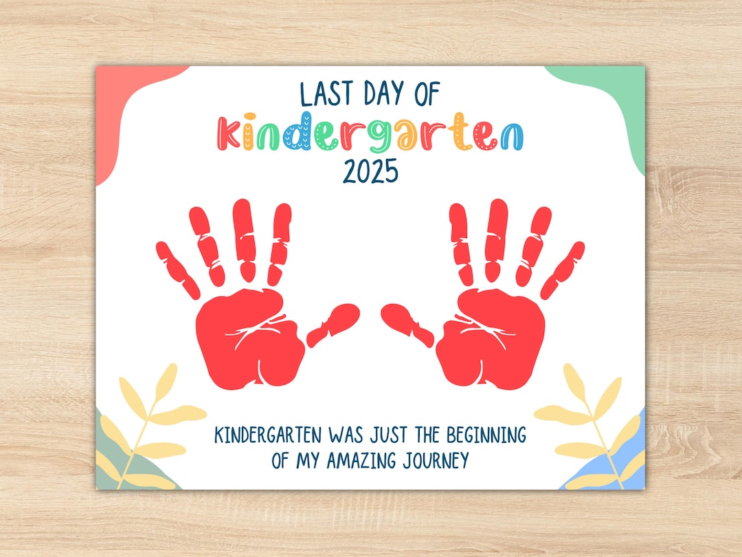 Kindergarten Graduation Handprint Craft | Kindergarten Graduation ...