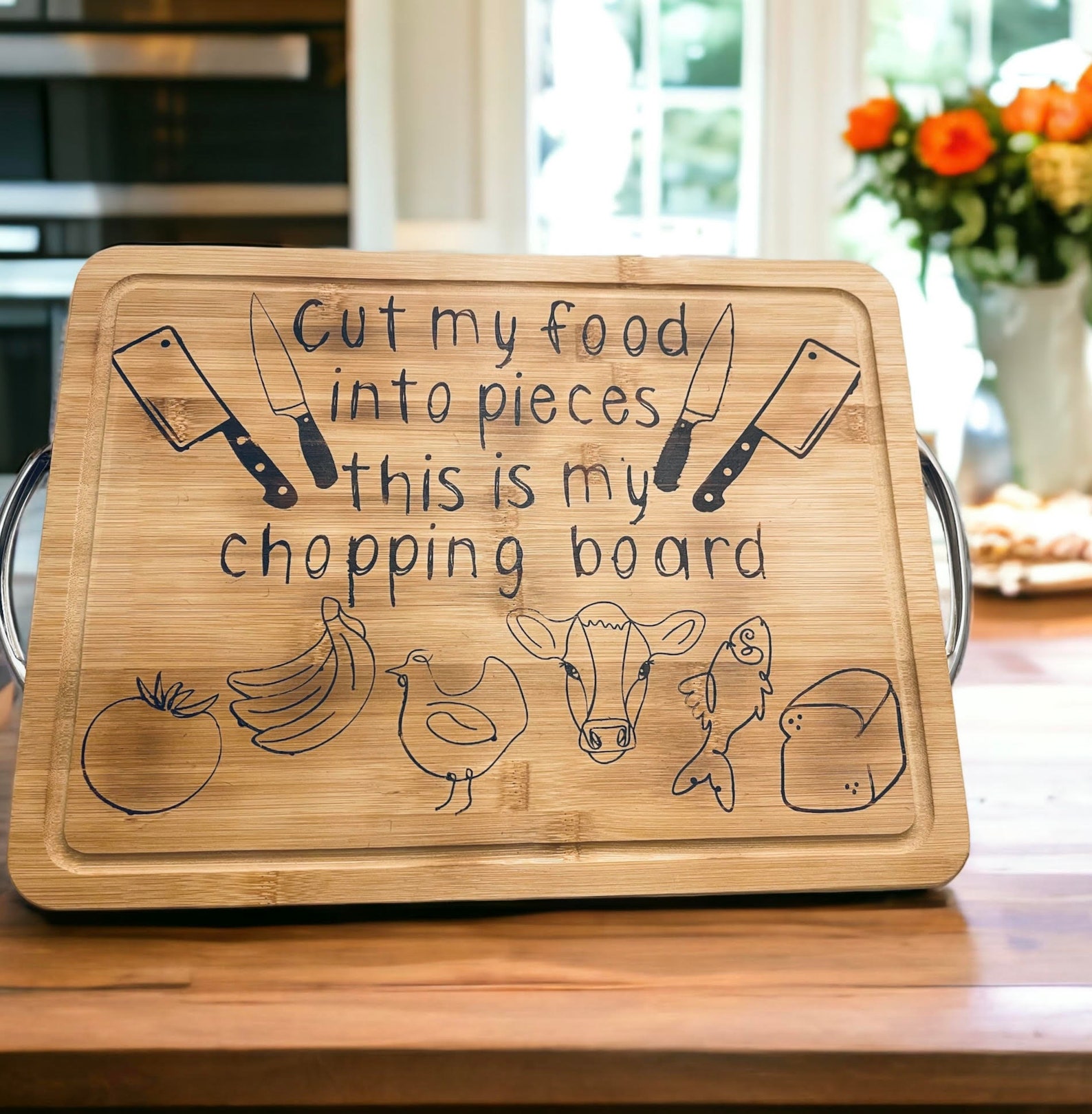 Cut My Food Into Pieces SVG PNG Cutting File Instant Download - Etsy