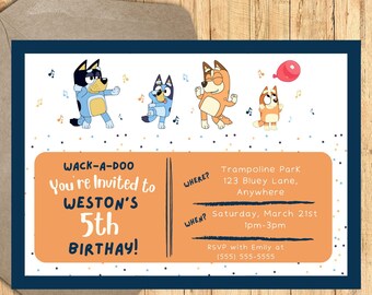 WE PRINT Boys Wiffle Ball/water Slide 5x7/4x6 Custom Birthday ...