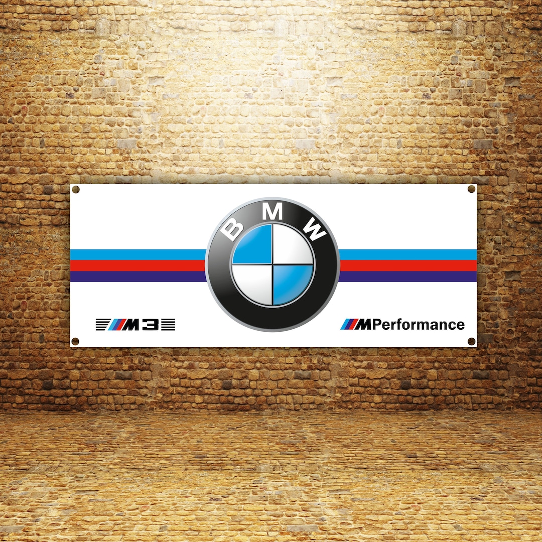 Bmw M Logo Banner Vinyl-garagesign-officeorshowroom-flag - Etsy
