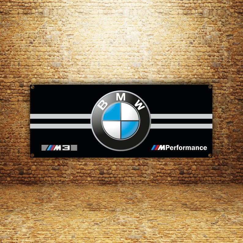 Bmw M Logo Banner Vinyl-garagesign-officeorshowroom-flag - Etsy