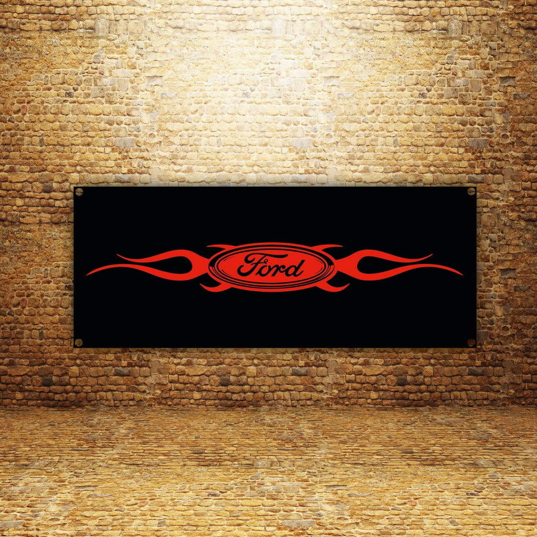 Ford Logo Banner Vinyl Garage Signoffice or Showroom Flag - Etsy