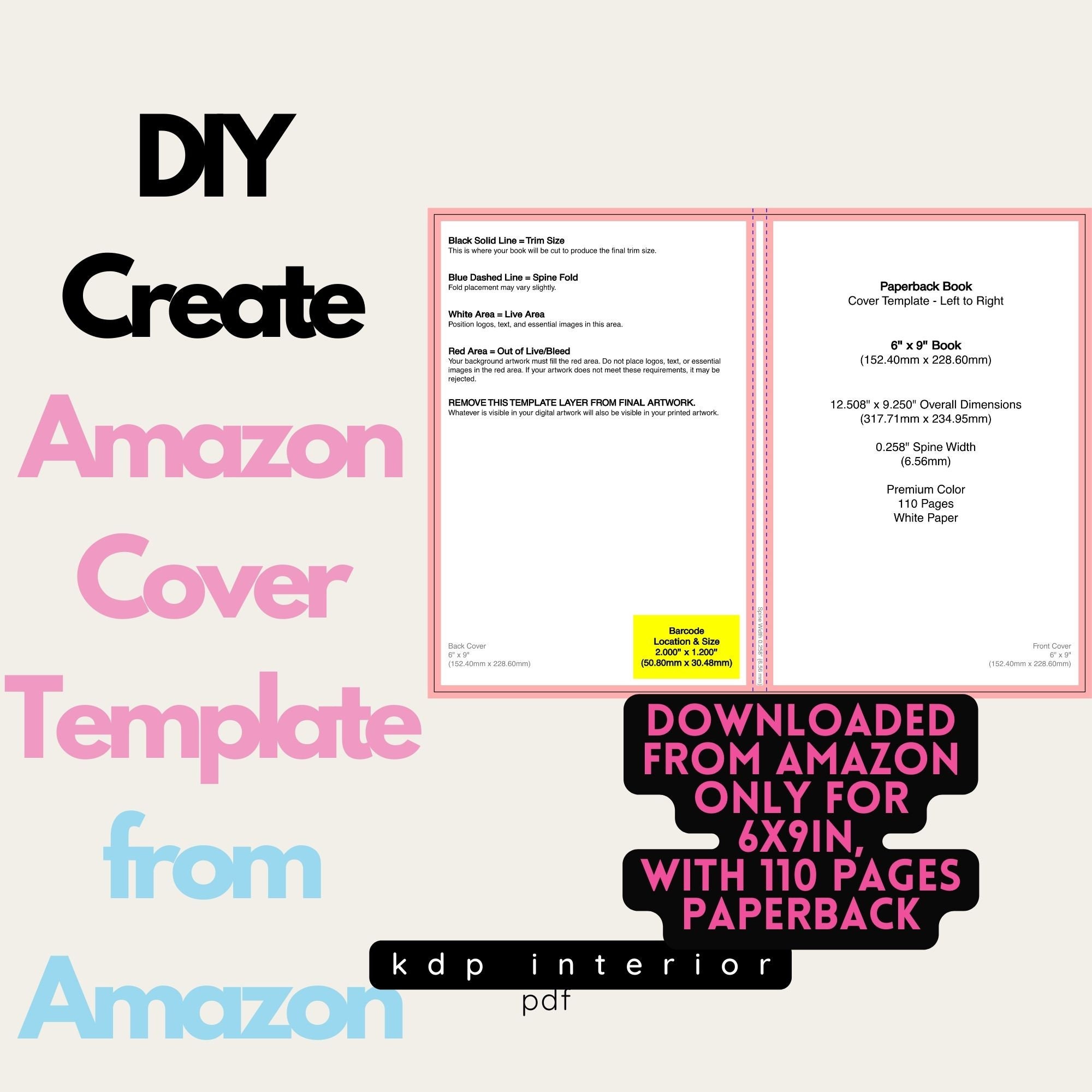 Digital Printable KDP Planner Interior Kit KDP Interior 6x9 - Etsy