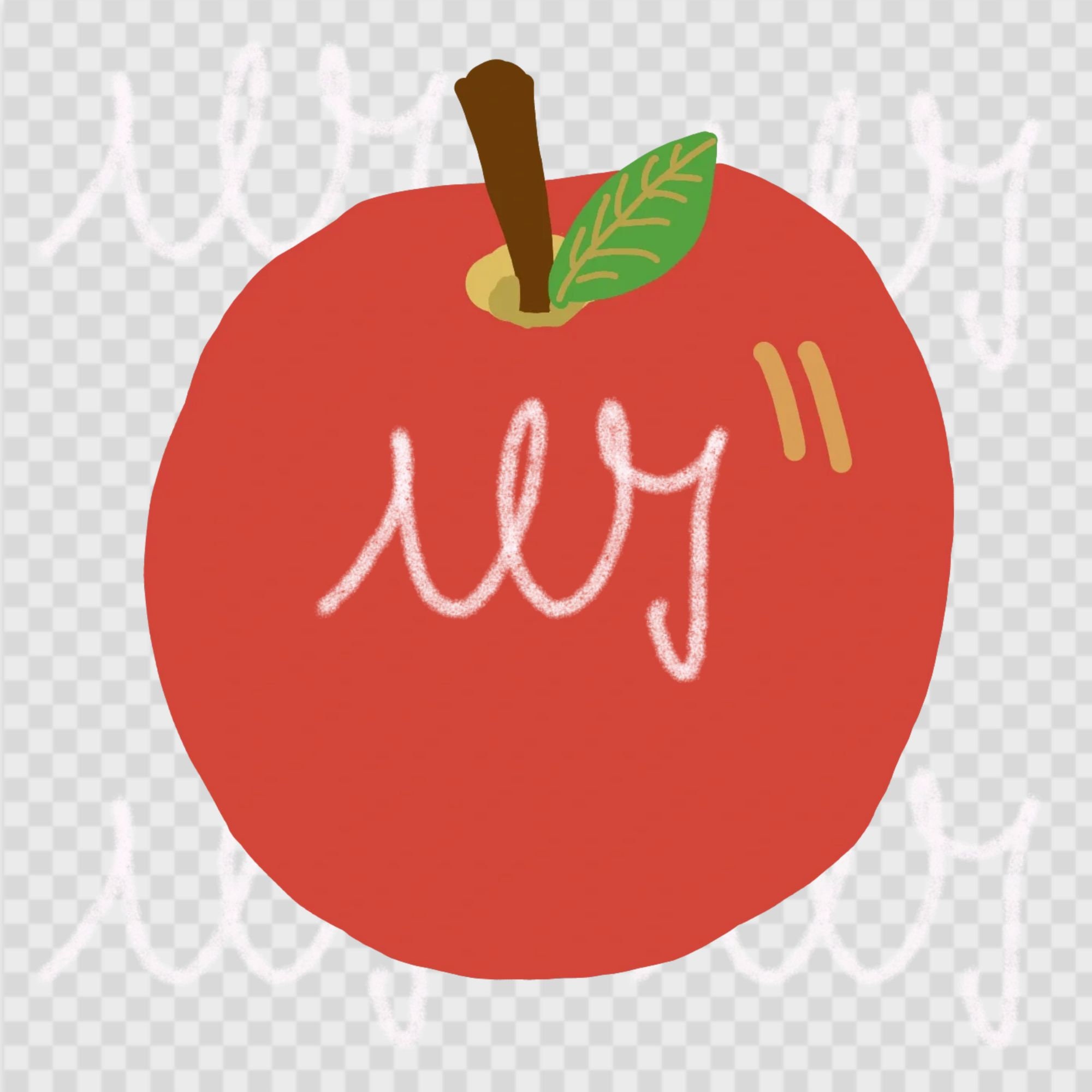 Hand Drawn Apple, Apple Doodle, Apple Png, Red Apple, Apple Art, Apple ...