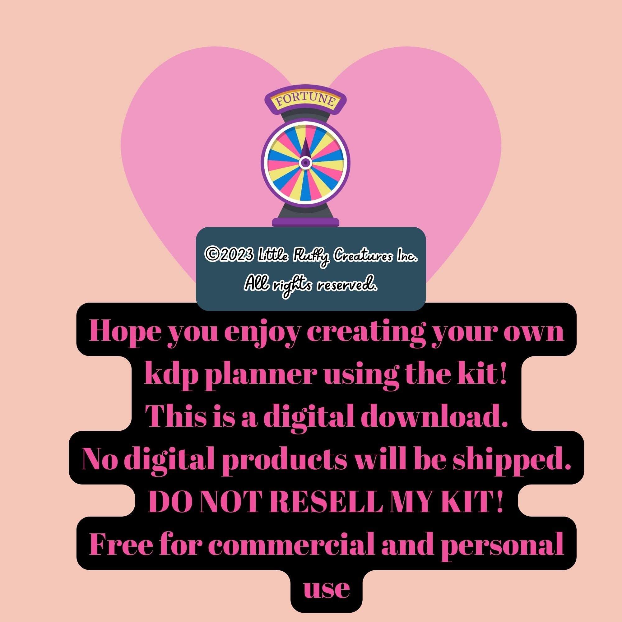 Digital Printable KDP Planner Interior Kit KDP Interior 6x9 - Etsy