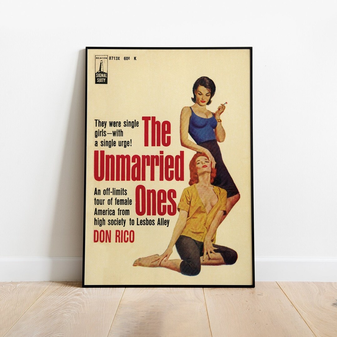 Pulp Cover Art Lesbian Pulp Poster Lesbian Art Lgbt Gay Pride