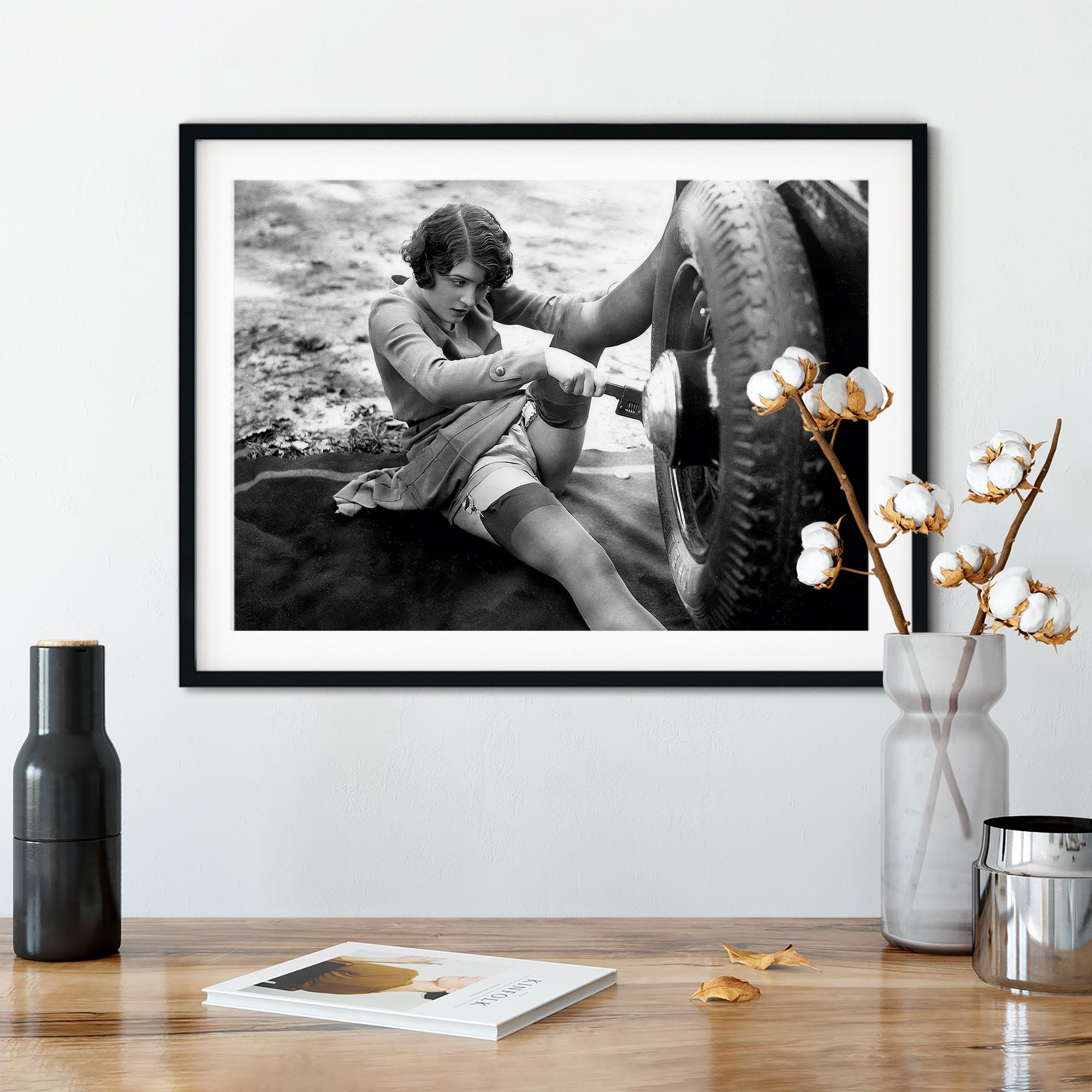 Antique Risque Photo Print 1920s, Vintage Black and White Photograph ...