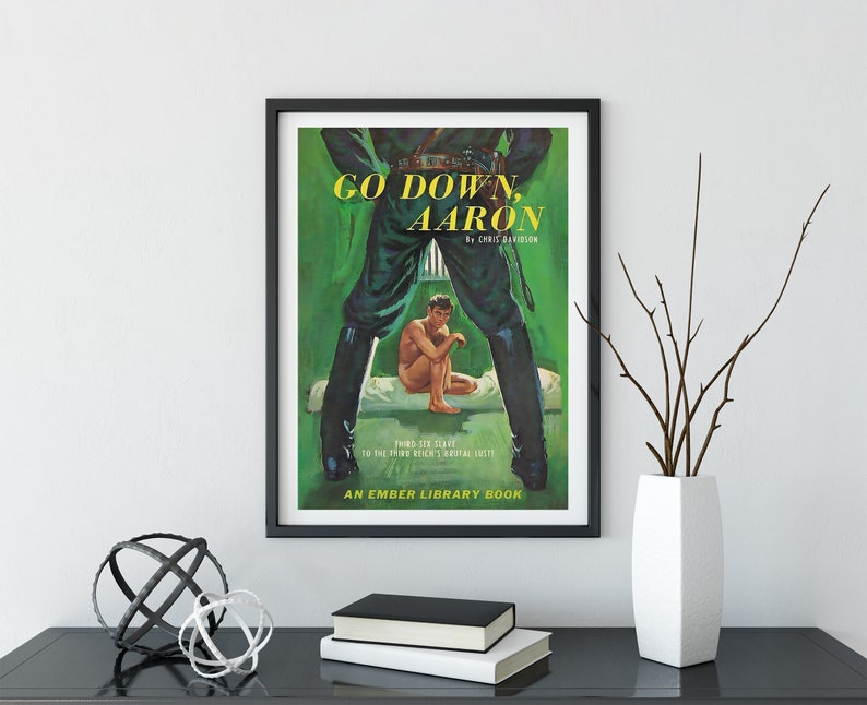 Gay Art Print, Pulp Cover Art, Gay Poster, Queer Poster, Gay Pulp Poster, Vintage Magazine ...