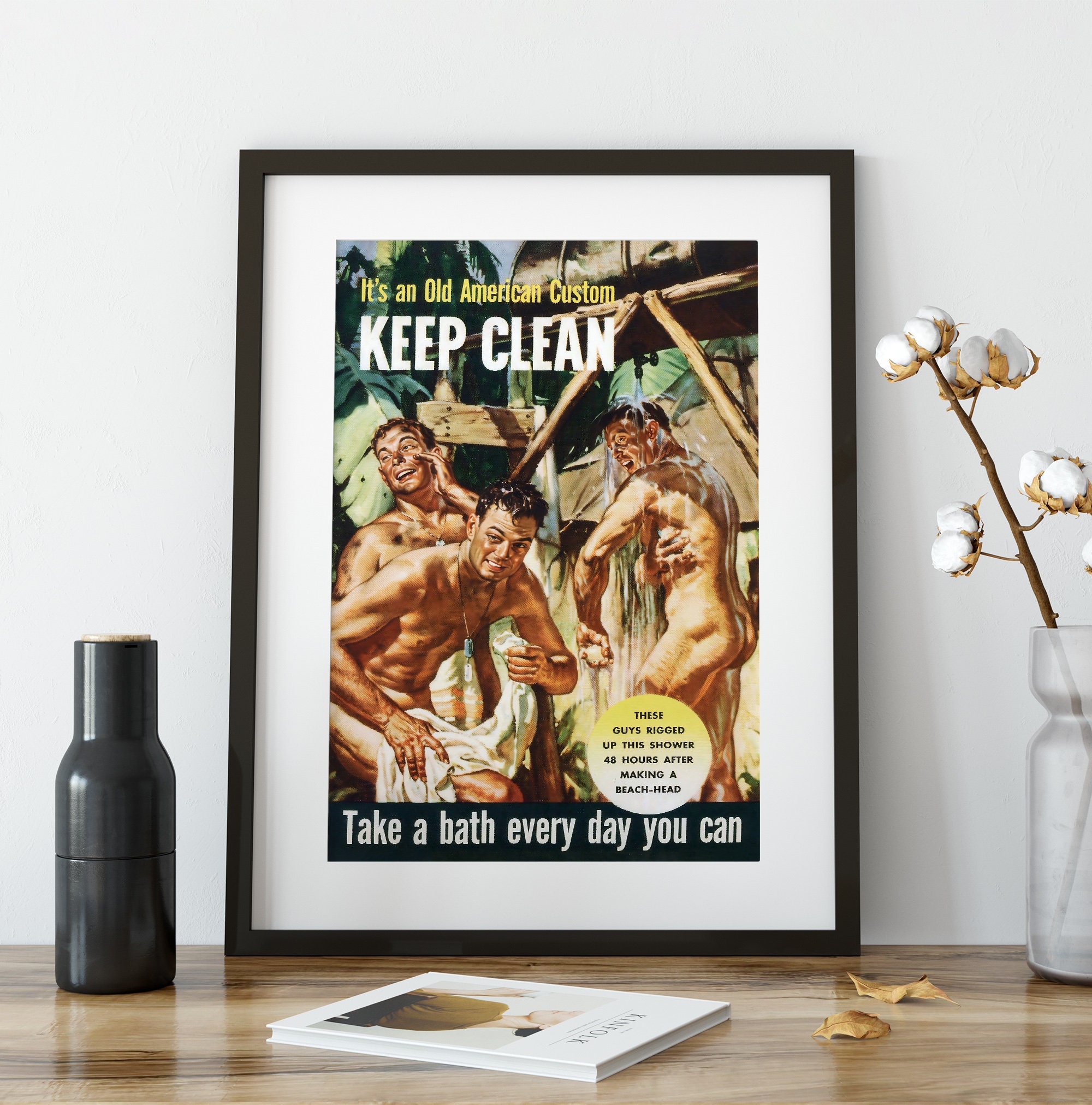 Gay Poster, Pulp Cover Art, Gay Pulp Poster, LGBTQ, Queer Art Print, Gay Art, Vintage Poster ...