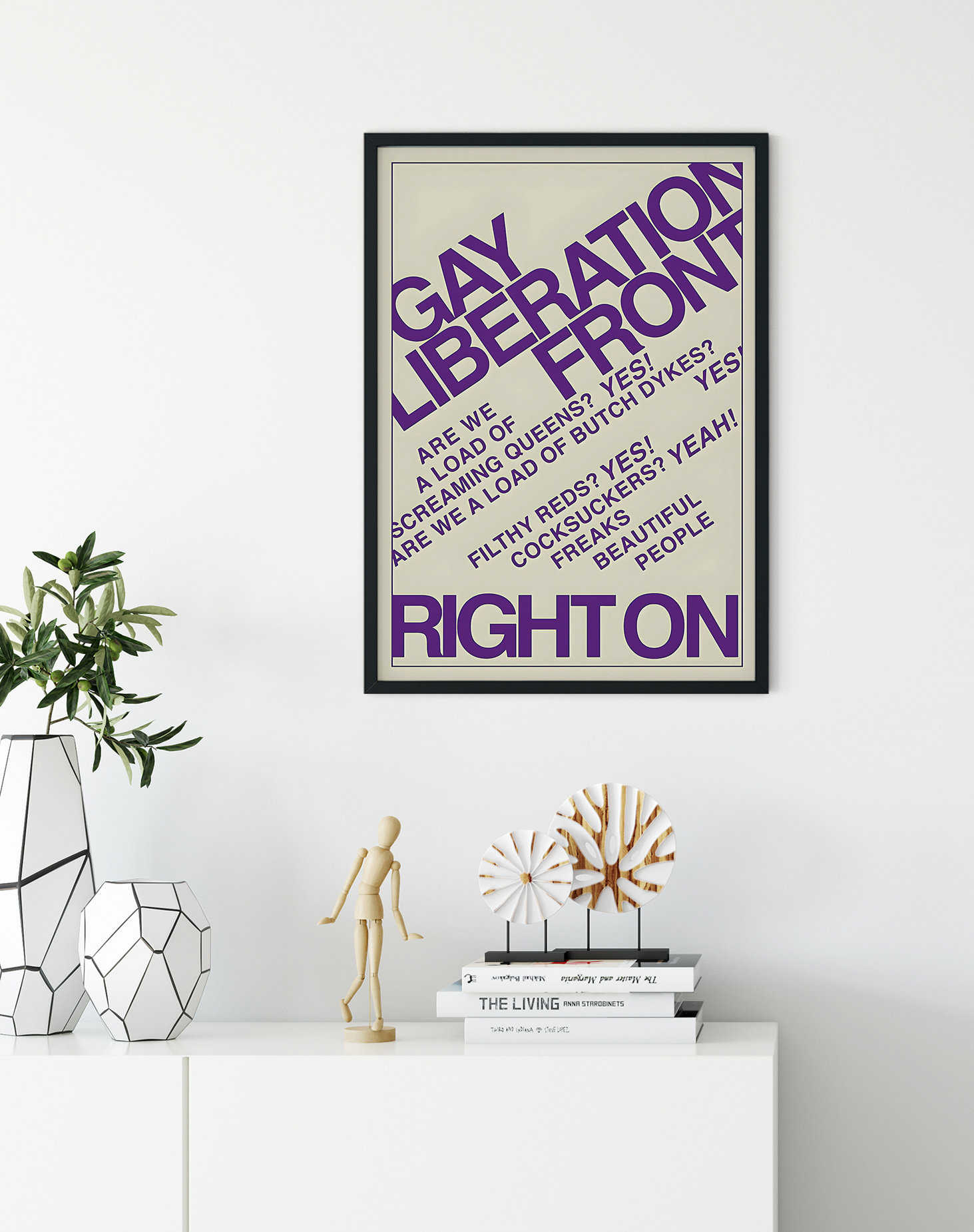 Gay Liberation Front Poster, Gay Poster, Retro Poster, Gay Art, Vintage ...