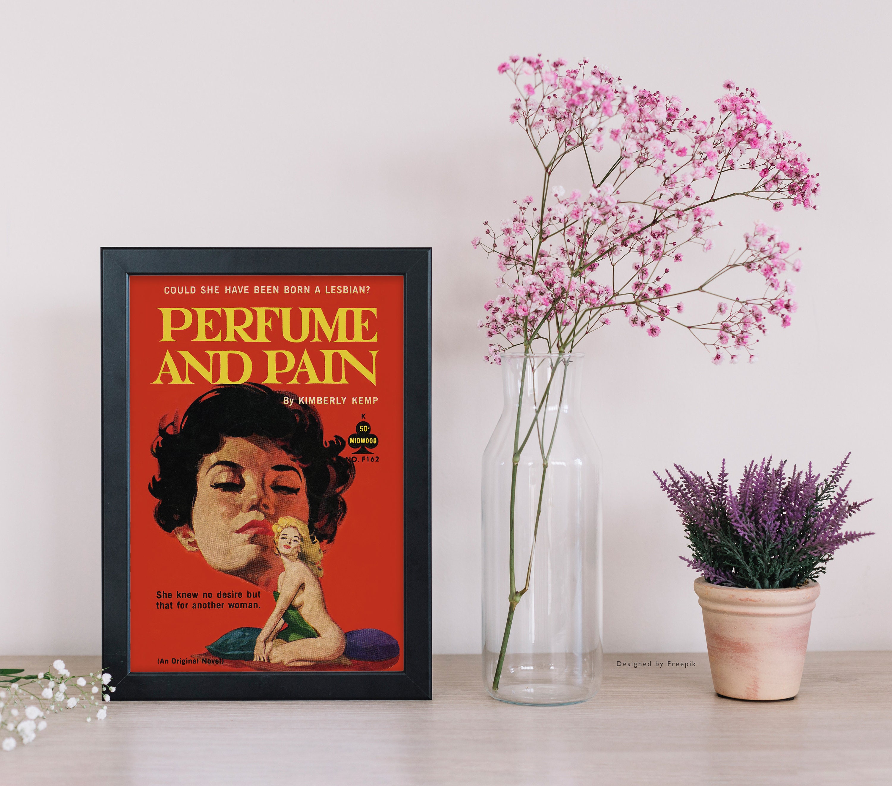Lesbian Pulp Print Lesbian Poster Pulp Cover Art Lesbian - Etsy