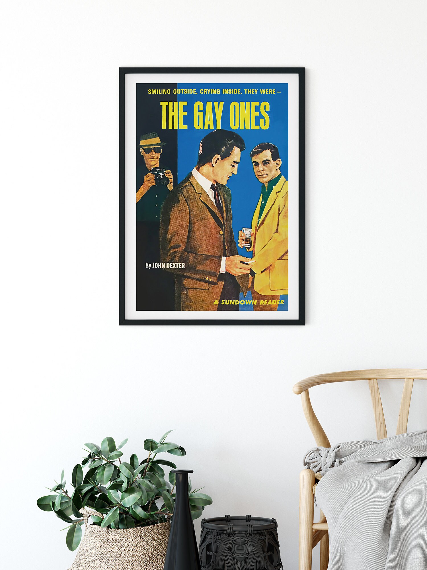 Gay Pulp Poster, Gay Pulp Cover Art, Gay Print, Vintage Poster, Gay ...