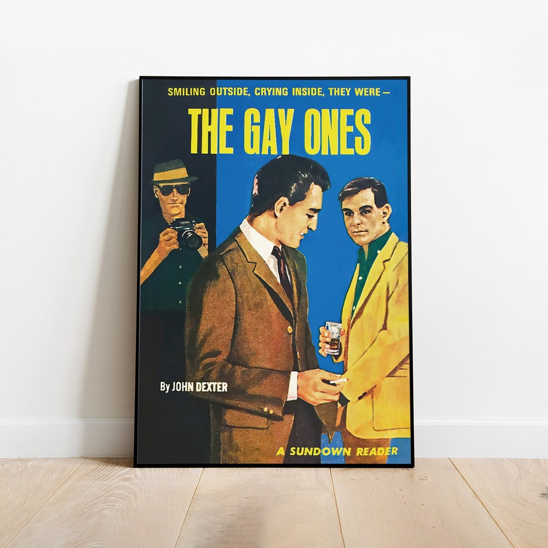 Gay Pulp Poster, Gay Pulp Cover Art, Gay Print, Vintage Poster, Gay ...