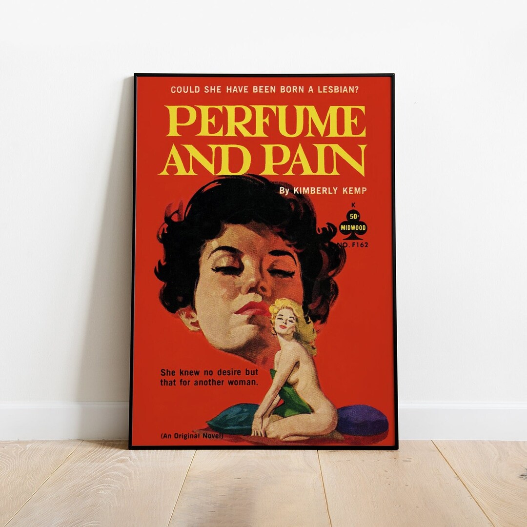Lesbian Pulp Print Lesbian Poster Pulp Cover Art Lesbian Etsy