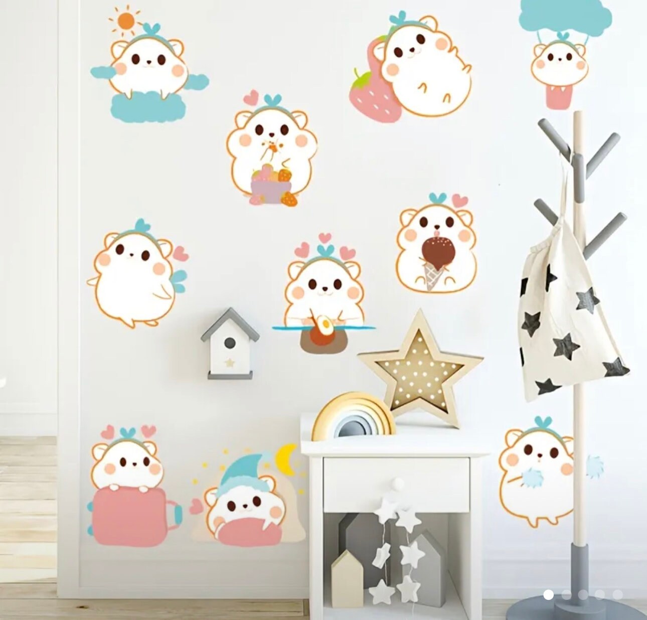 Hamster Wall Decals / Stickers for Kids Room - Etsy
