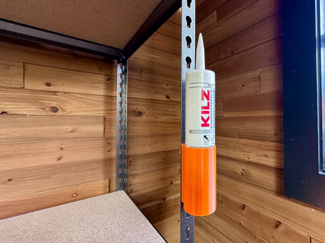 Caulk Tube Holder for Steel Component Shelving With Universal ...