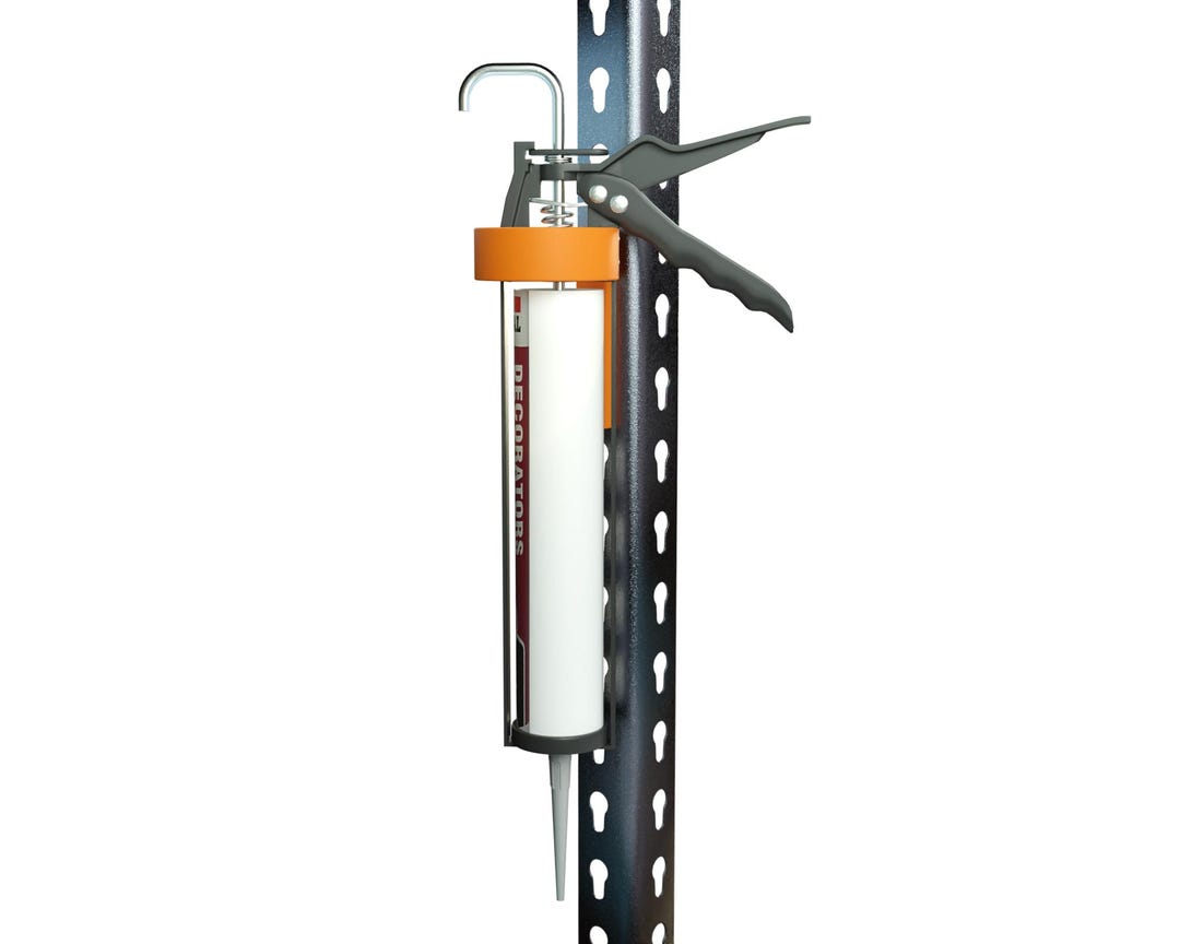 Caulk Gun Holder for Steel Component Shelving With Universal ...