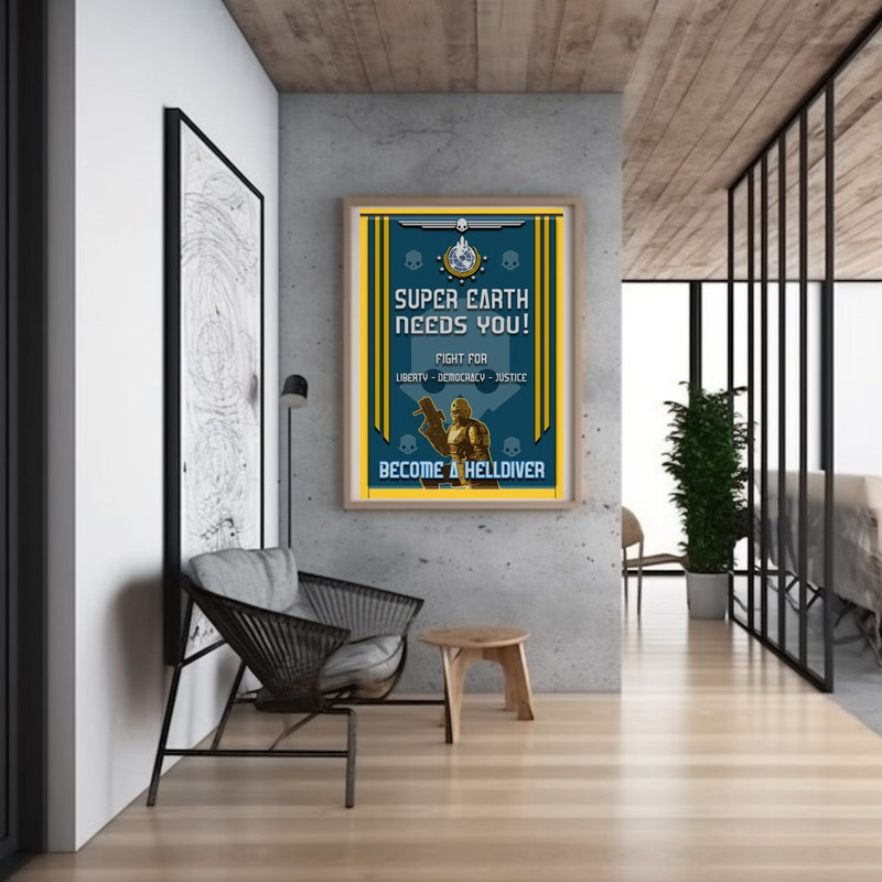 Helldivers Posters - Etsy