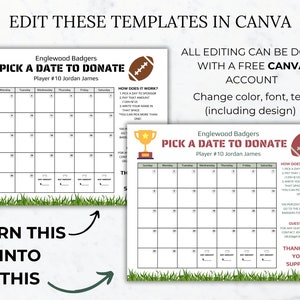 Football Planner and Survival Kit Bundle Pick a Date to Donate ...